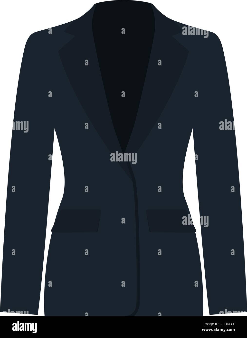 Business Woman Suit Icon. Flat Color Design. Vector Illustration Stock ...