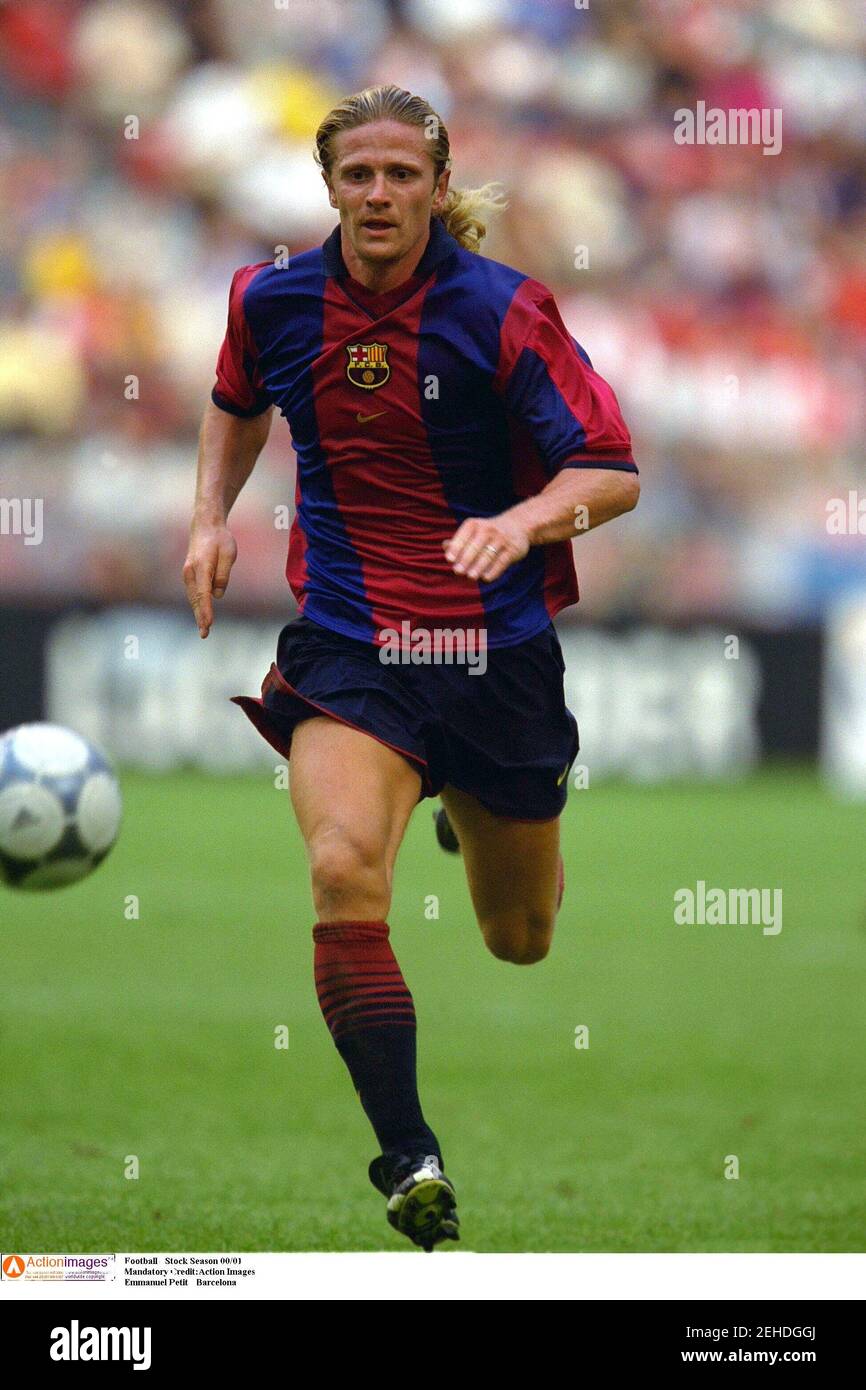 Football action emmanuel petit hi-res stock photography and images - Alamy