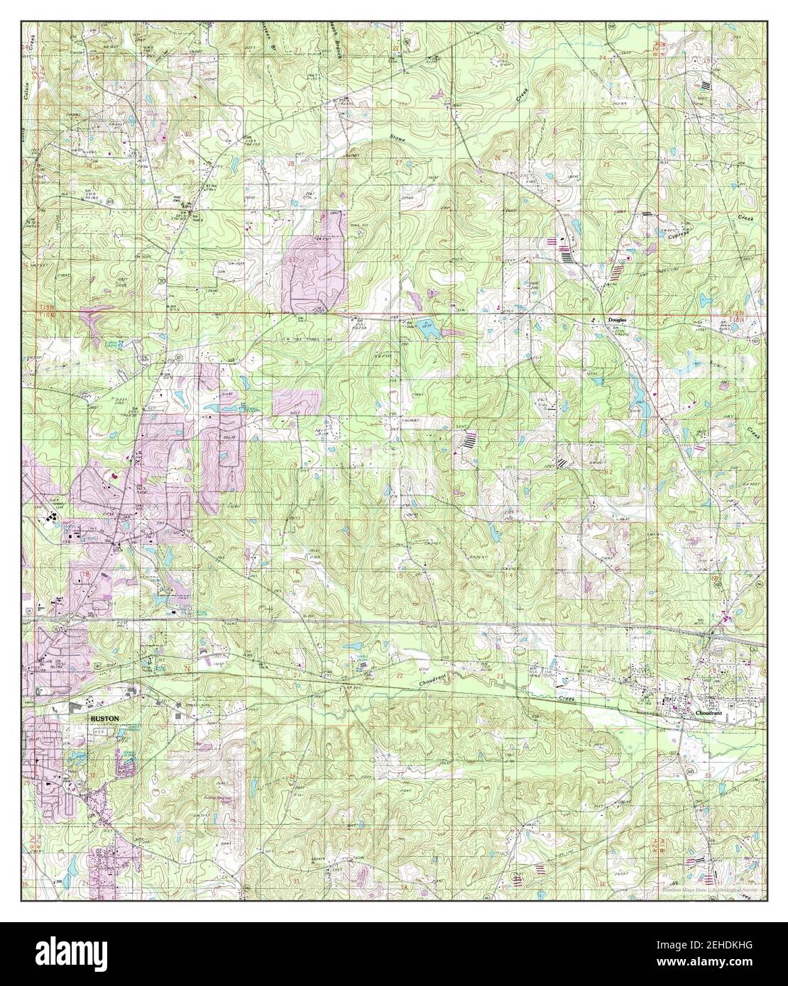 Ruston map Cut Out Stock Images & Pictures - Alamy