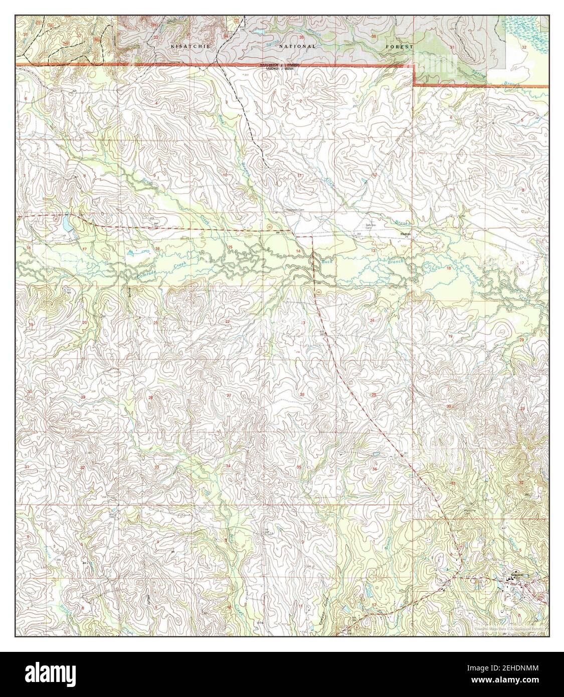 Simpson North, Louisiana, map 2003, 1:24000, United States of America ...