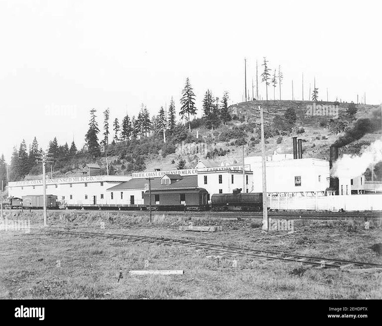 Pacific Coast Condensed Milk Co, Chehalis Stock Photo - Alamy