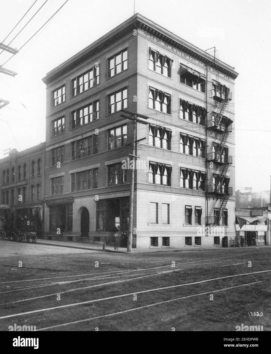 Pacific Coast Co Building, 77 Washington St, Seattle, 1910 Stock Photo ...