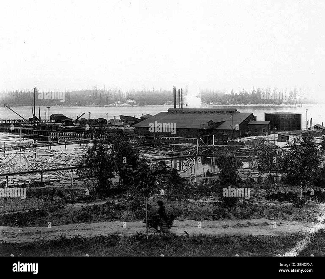 Pacific Creosoting Co, Eagle Harbor, Kitsap County Stock Photo - Alamy