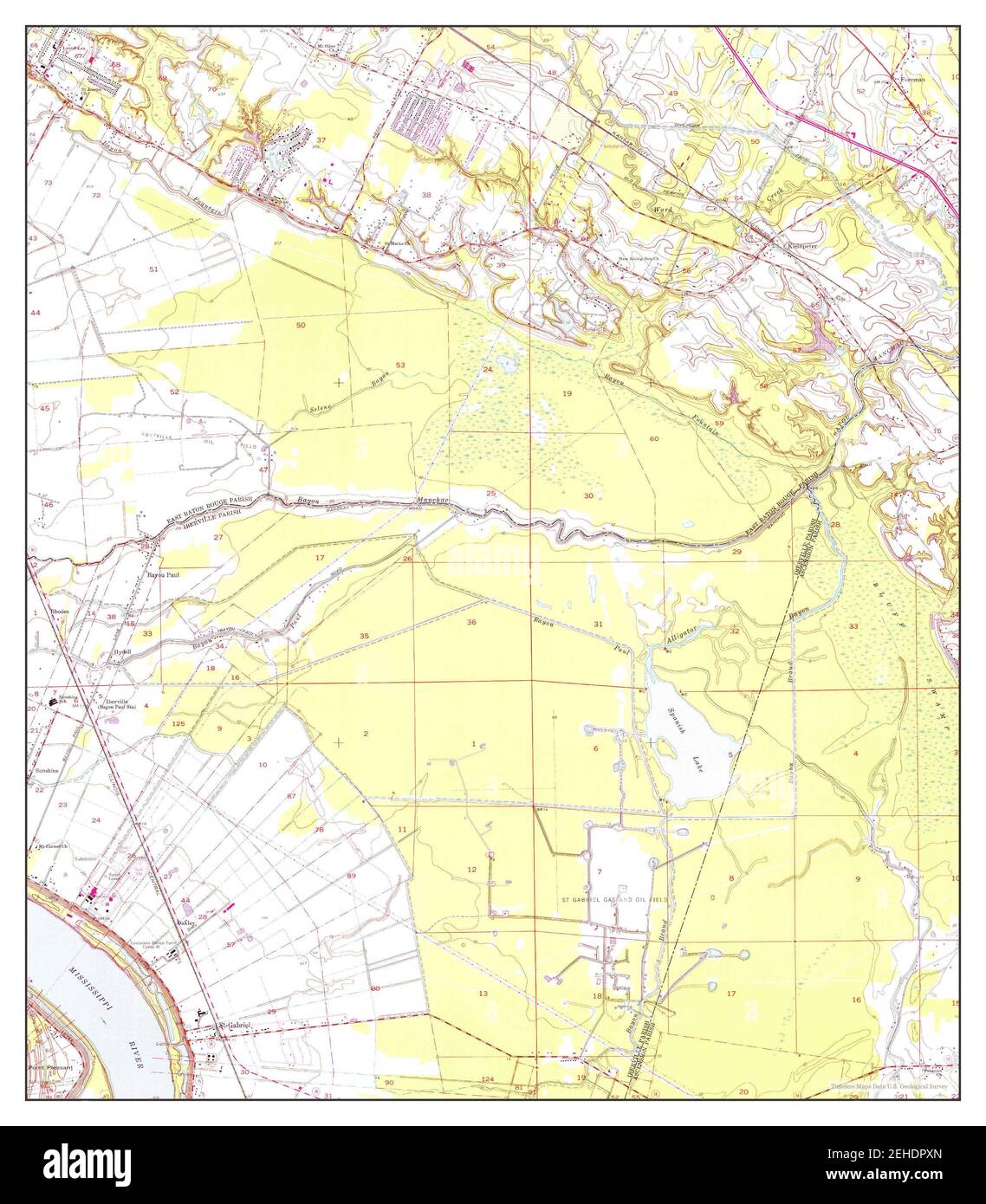 St gabriel map hi-res stock photography and images - Alamy