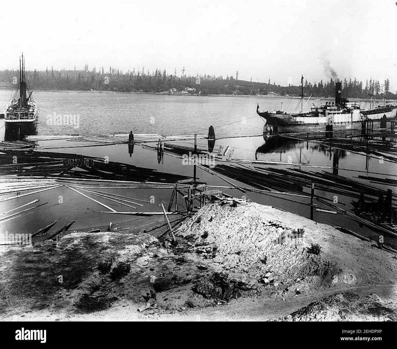 Pacific Creosoting Co, Eagle Harbor, Kitsap County Stock Photo - Alamy
