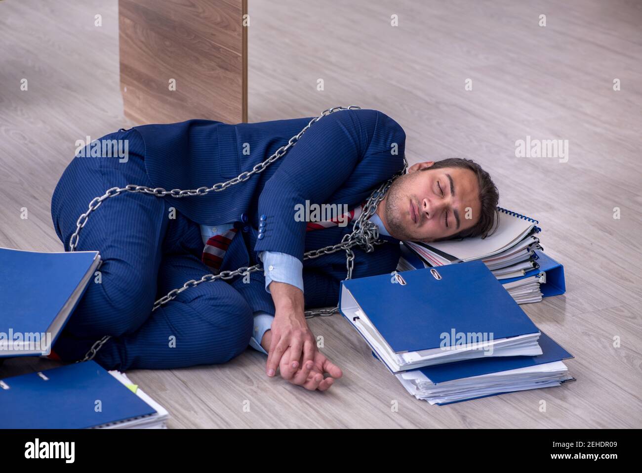 Man chained floor hi-res stock photography and images - Alamy