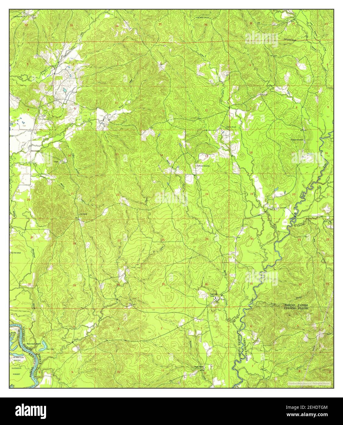 Toro, Louisiana, map 1954, 1:24000, United States of America by ...