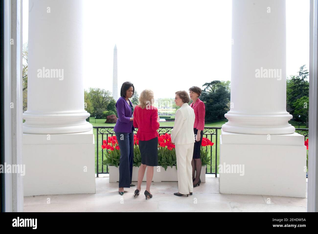 First Lady Michelle Obama hosts former First Lady Rosalynn Carter, Dr ...