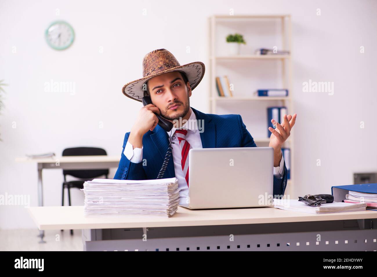 Sombrero hat office hi-res stock photography and images - Alamy