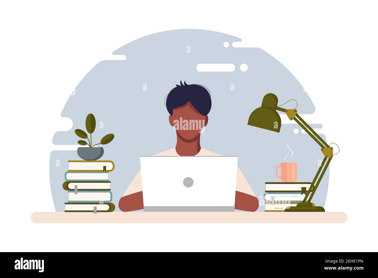 Man sitting on modern Stock Vector Images - Alamy