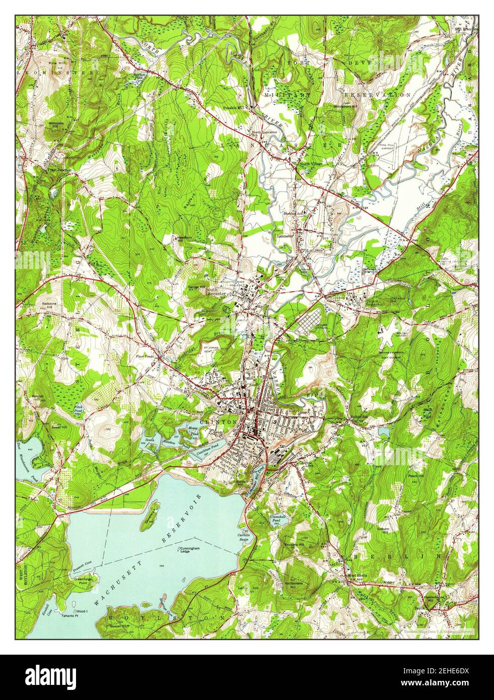 1950 road map hi-res stock photography and images - Alamy