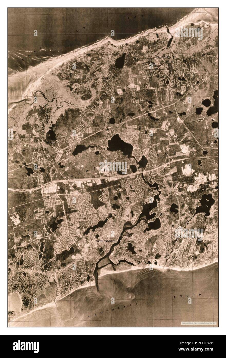 Dennis, Massachusetts, map 1977, 1:25000, United States of America by ...