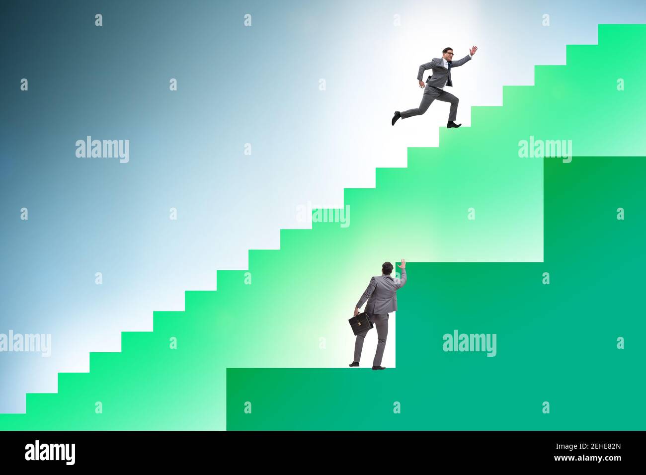 Concept of unfair treatment of the different employees Stock Photo - Alamy