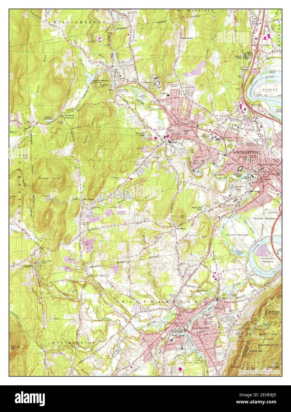 Map of easthampton hi-res stock photography and images - Alamy
