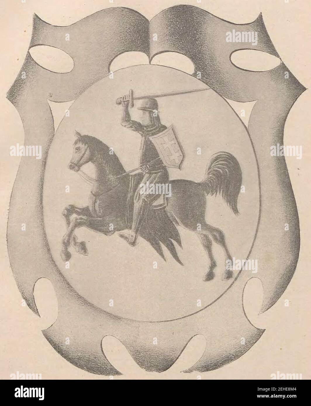 Padlašša, Pahonia. Падляшша, Пагоня (1901 Stock Photo - Alamy