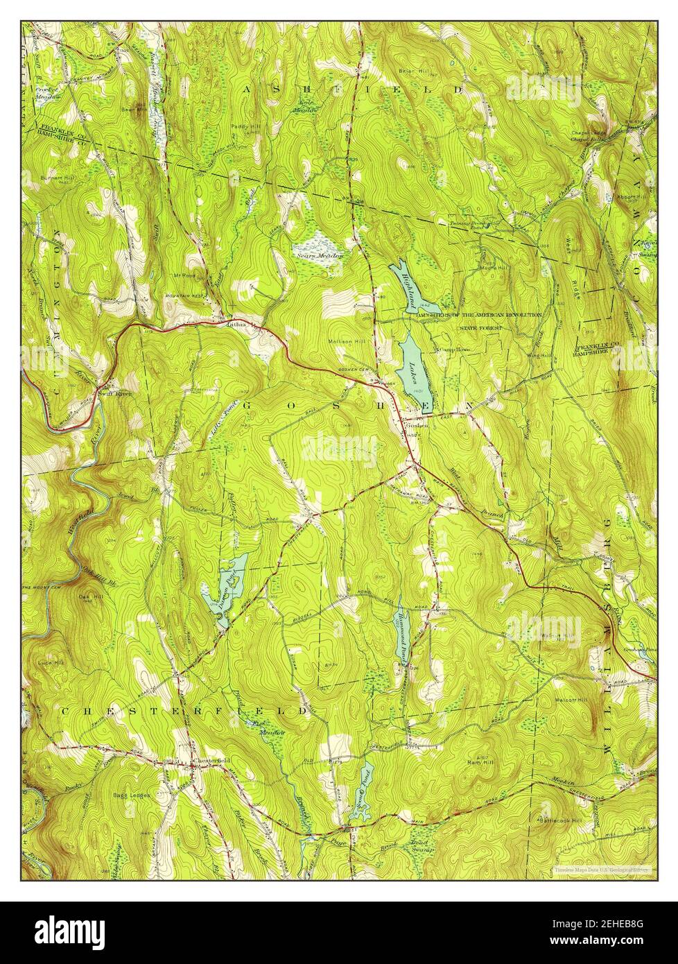 Map of goshen hi-res stock photography and images - Alamy