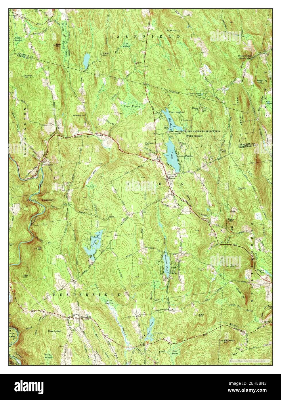 Map of goshen hi-res stock photography and images - Alamy