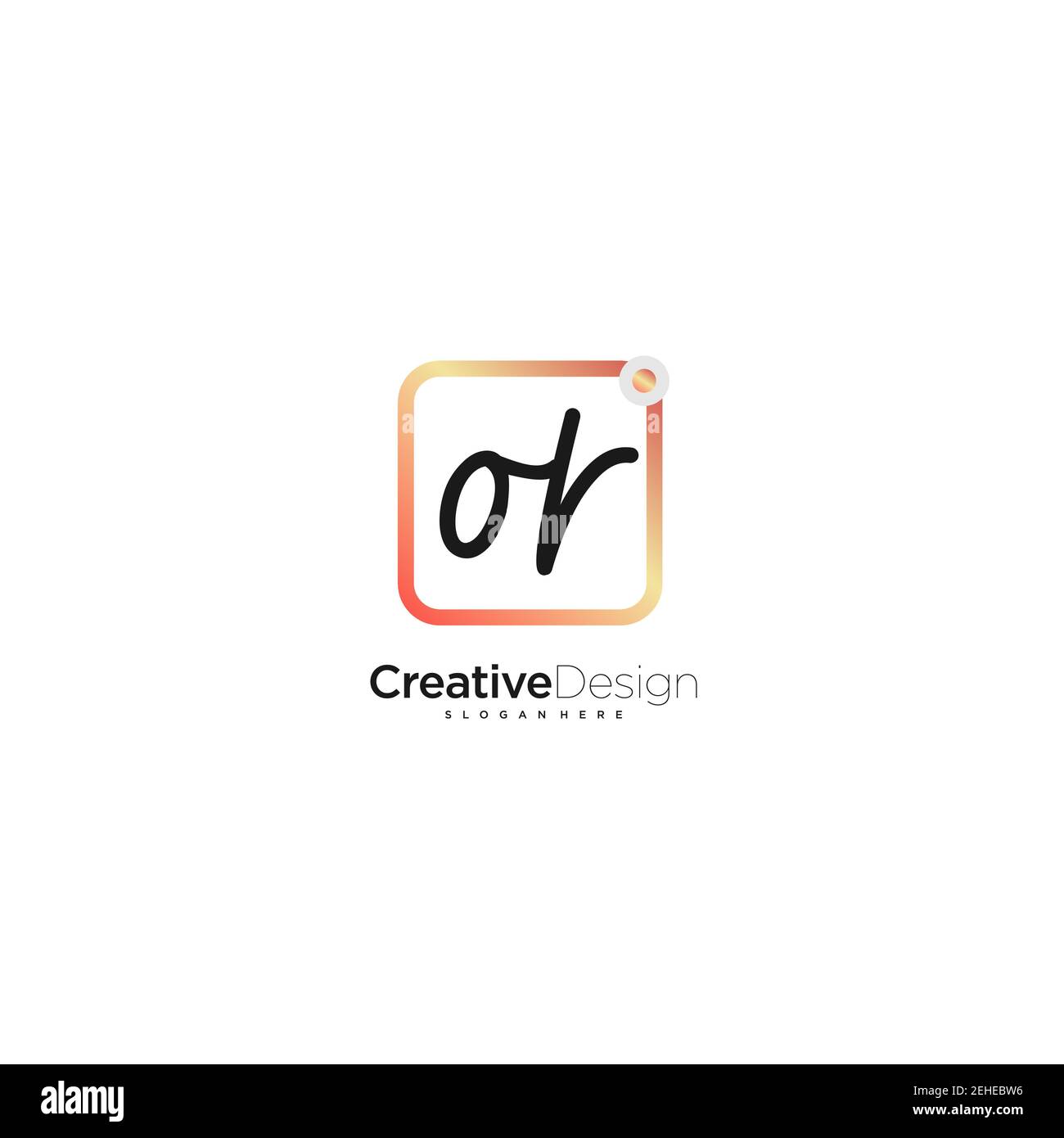 O initial vector vectors hi-res stock photography and images - Alamy