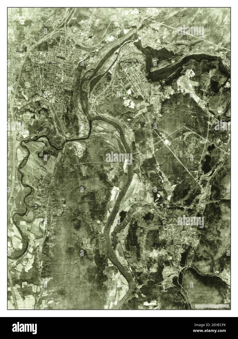 Greenfield massachusetts map hi-res stock photography and images - Alamy