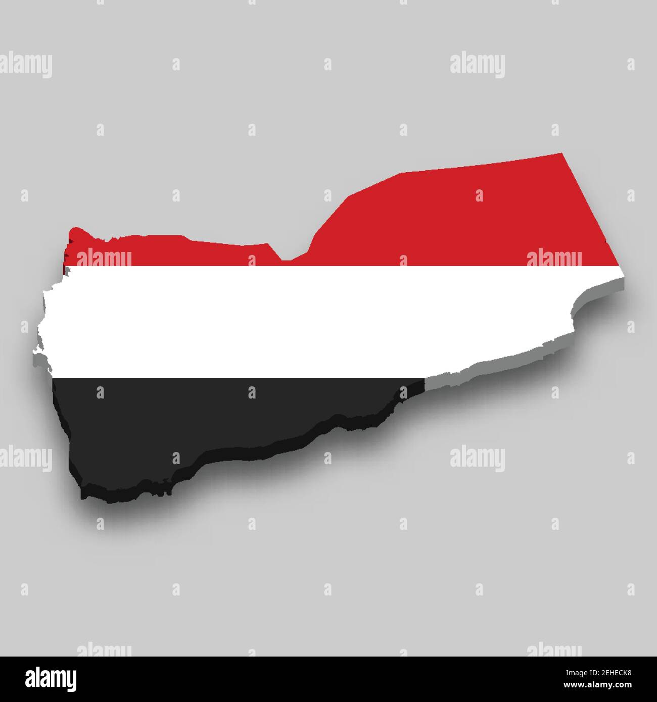 Line map yemen Stock Vector Images - Alamy