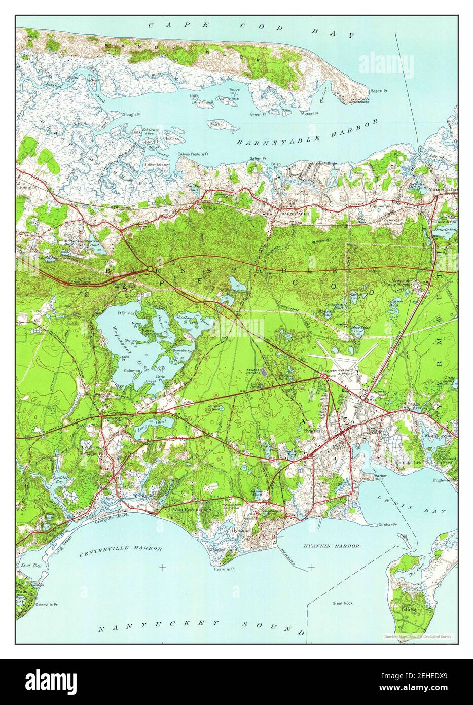 Old map of hyannis High Resolution Stock Photography and Images - Alamy
