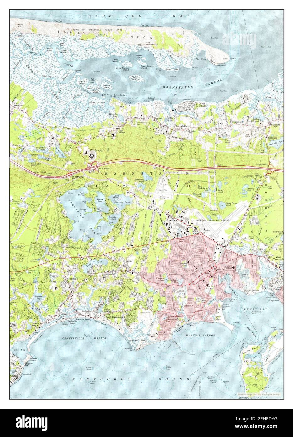 Old map of hyannis High Resolution Stock Photography and Images - Alamy