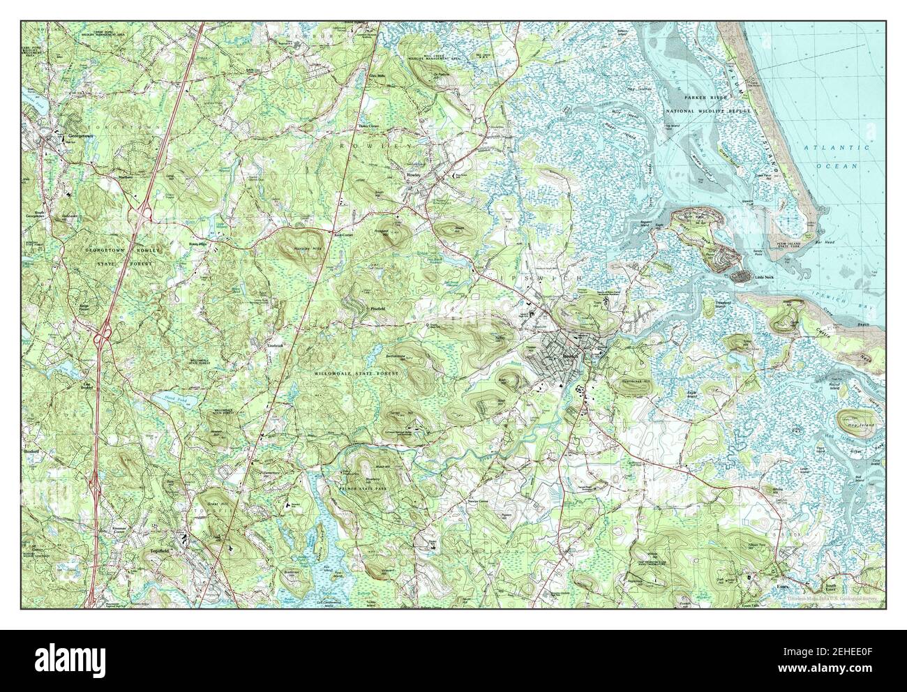 Vintage map of ipswich Cut Out Stock Images & Pictures - Alamy
