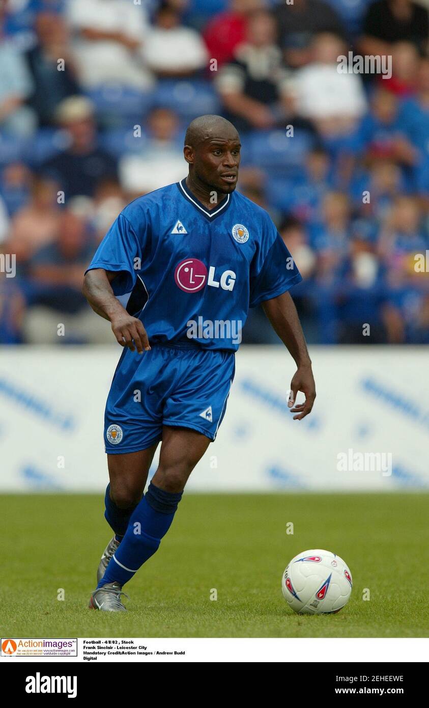 Football action frank sinclair hi-res stock photography and images - Alamy