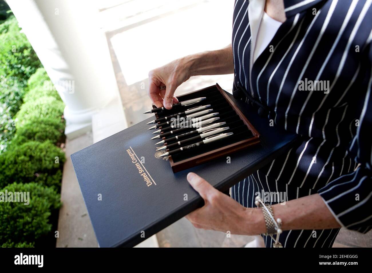 Official pens used by President Barack Obama to sign the Procurement ...