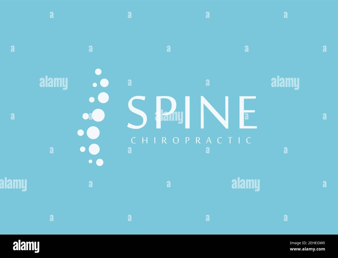 Healthy spine clinic logo concept. Chiropractic and Orthopedic clinic ...
