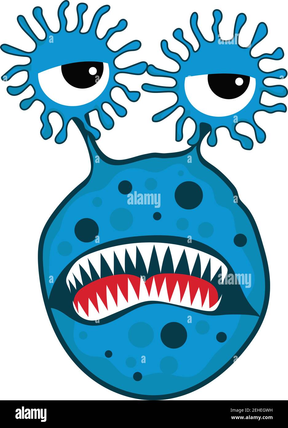 virus logo isolated on white background for science symbol. vector ...