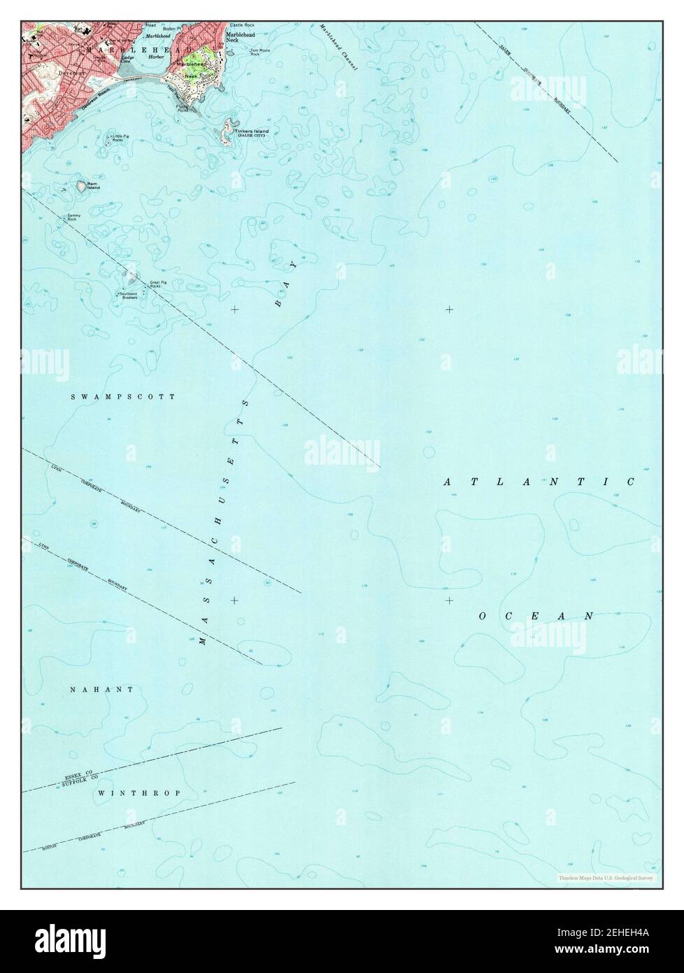 Map of marblehead hi-res stock photography and images - Alamy