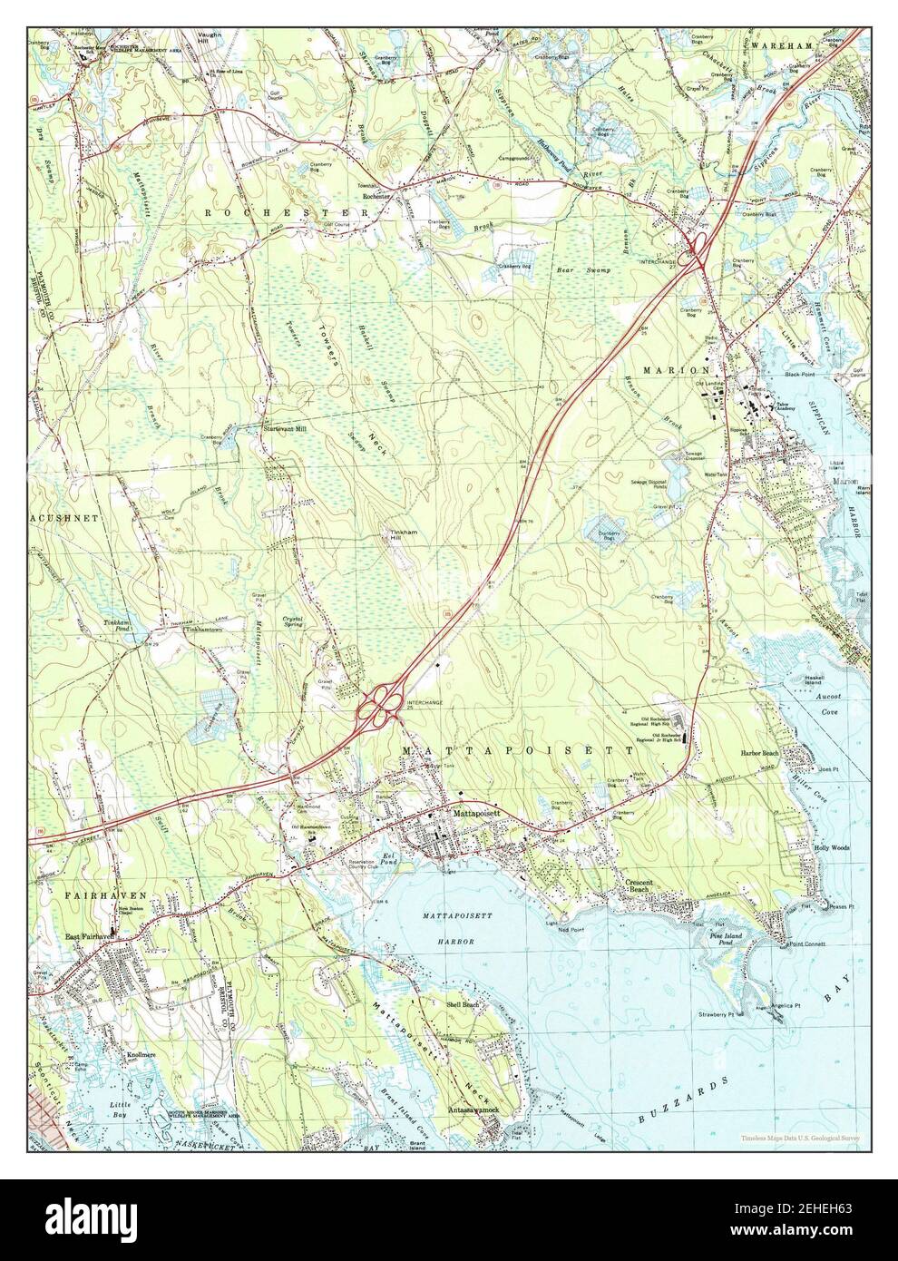 Marion, Massachusetts, map 1977, 1:25000, United States of America by ...
