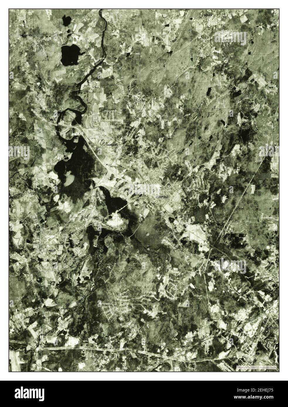 Map of medfield hi-res stock photography and images - Alamy