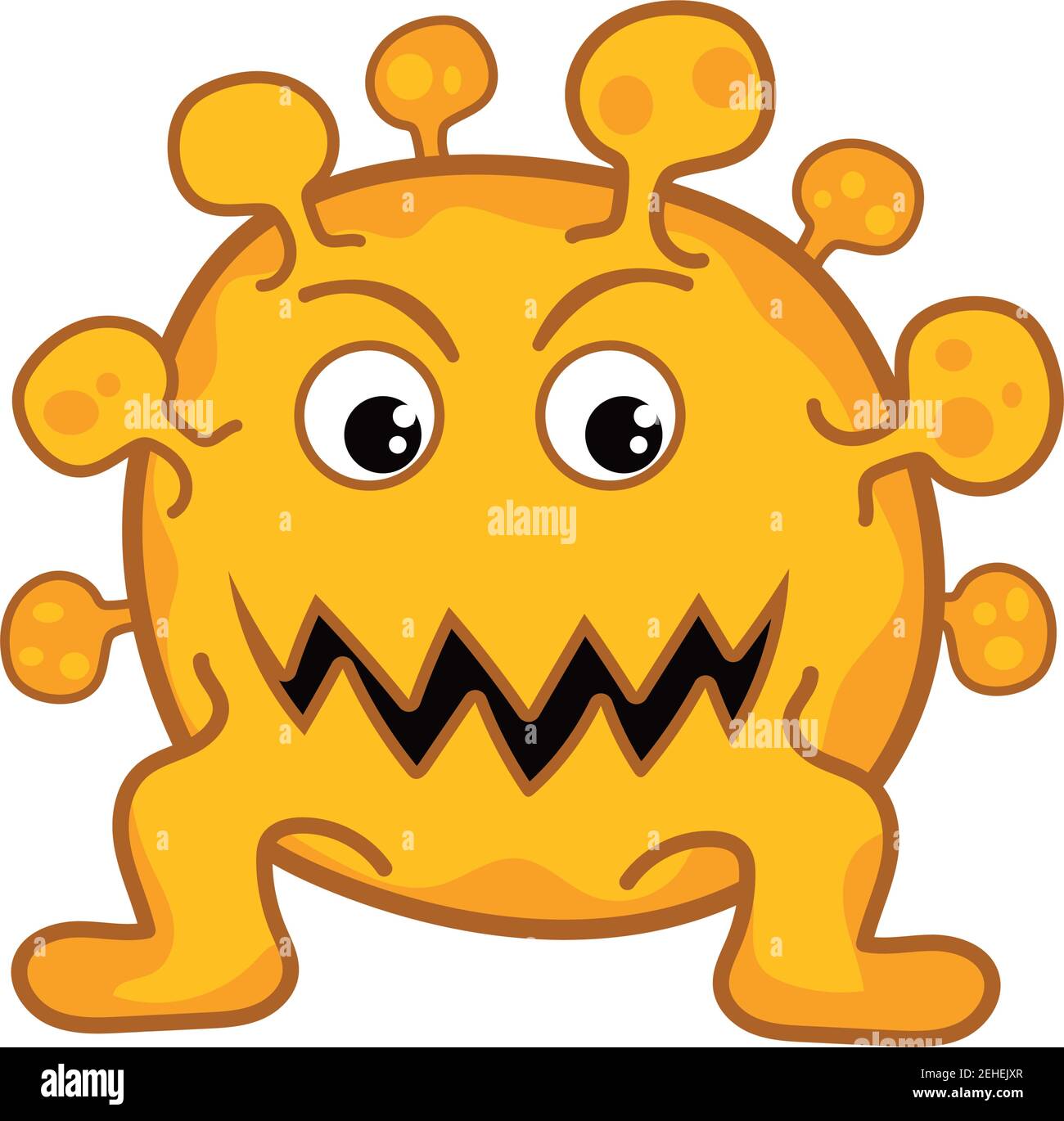 virus logo isolated on white background for science symbol. vector ...