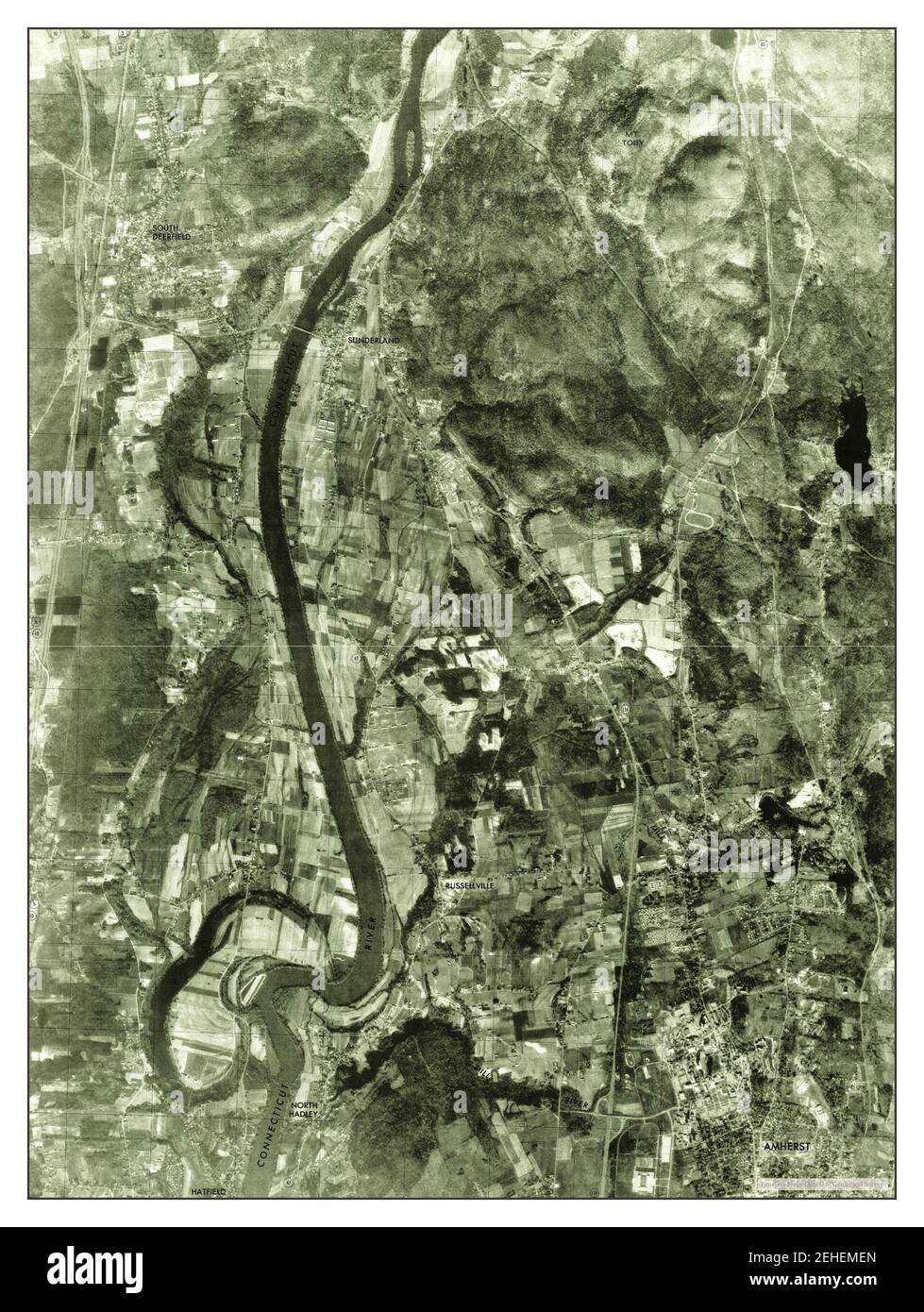 Mt Toby, Massachusetts, map 1975, 1:25000, United States of America by ...
