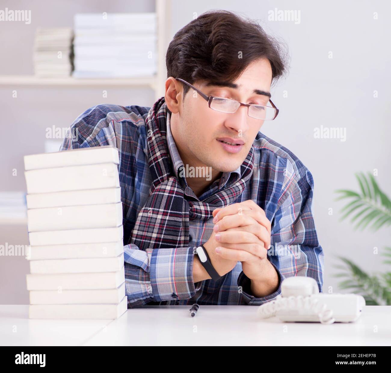 The writer presenting his books to public Stock Photo - Alamy
