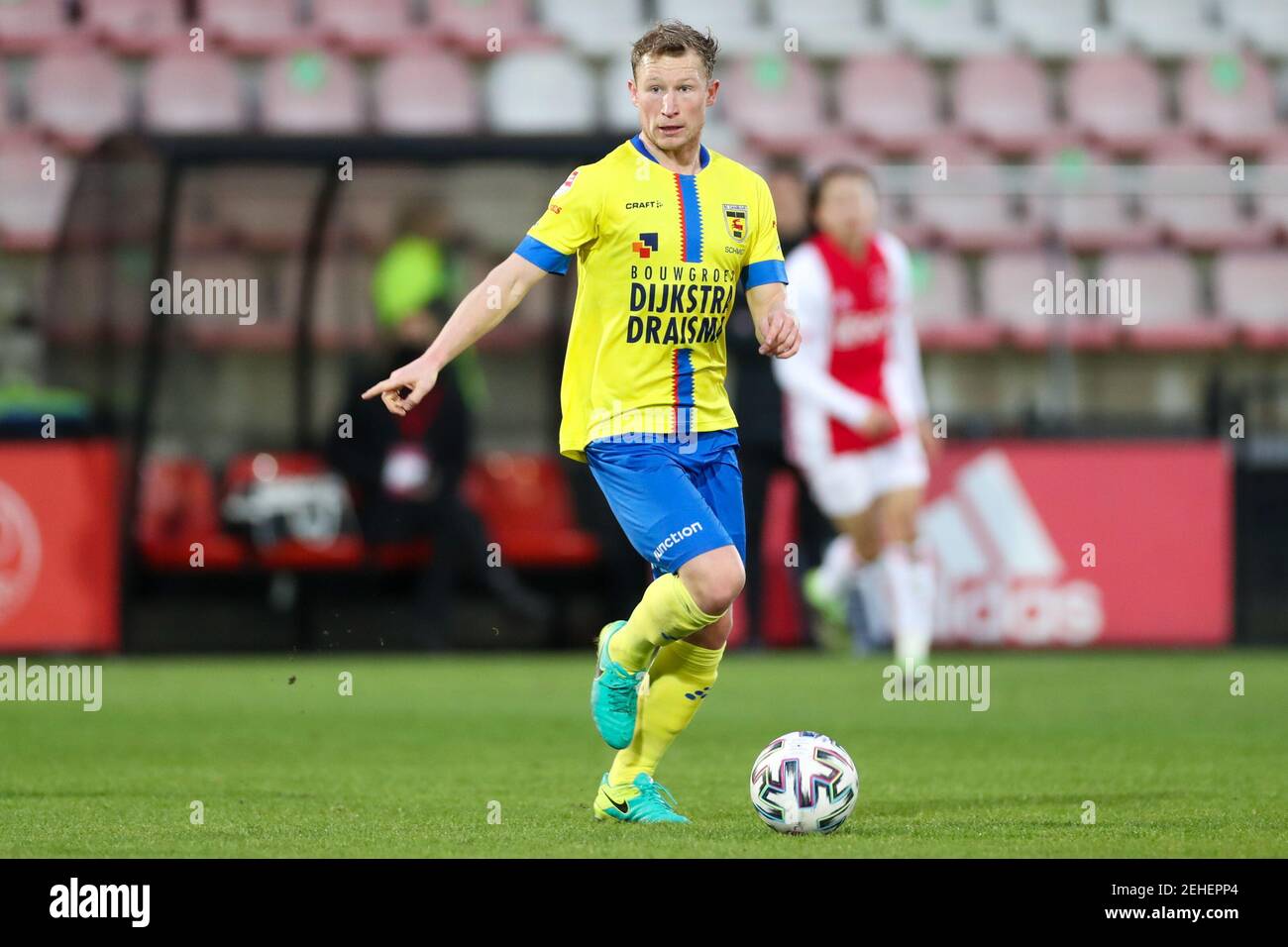 AMSTERDAM, NETHERLANDS - FEBRUARY 19: Doke Schmidt of SC Cambuur during ...