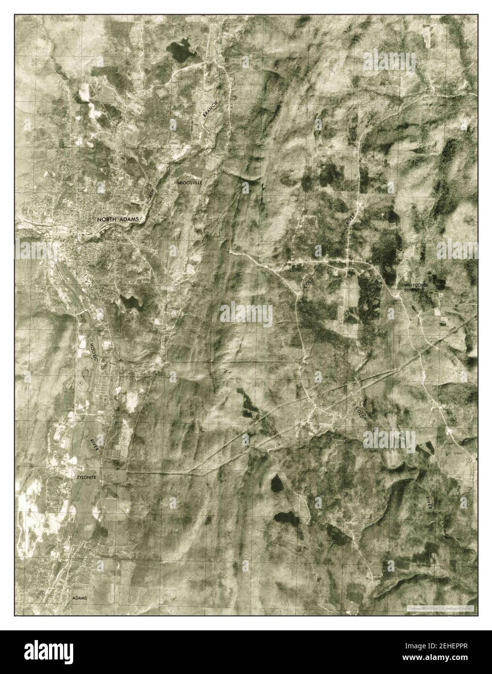 North Adams, Massachusetts, map 1975, 1:25000, United States of America ...