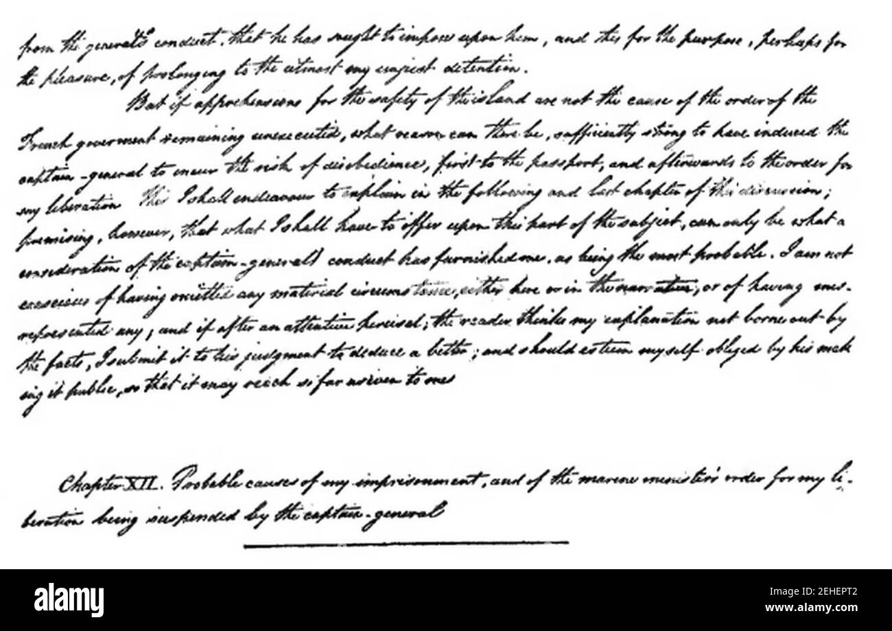 Matthew flinders letter Black and White Stock Photos & Images - Alamy