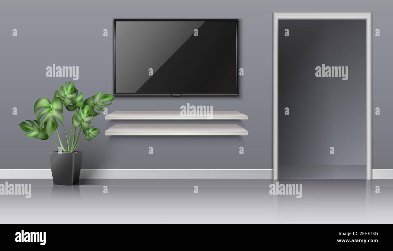 Tv door to door Stock Vector Images - Alamy