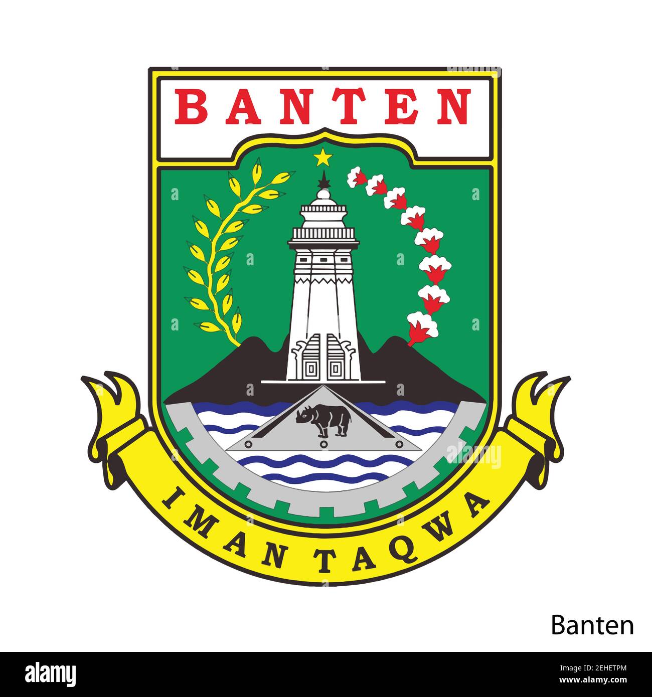 Banten vector vectors Stock Vector Images - Alamy