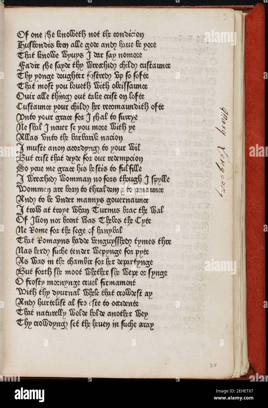 Chaucer canterbury tales caxton hi-res stock photography and images - Alamy