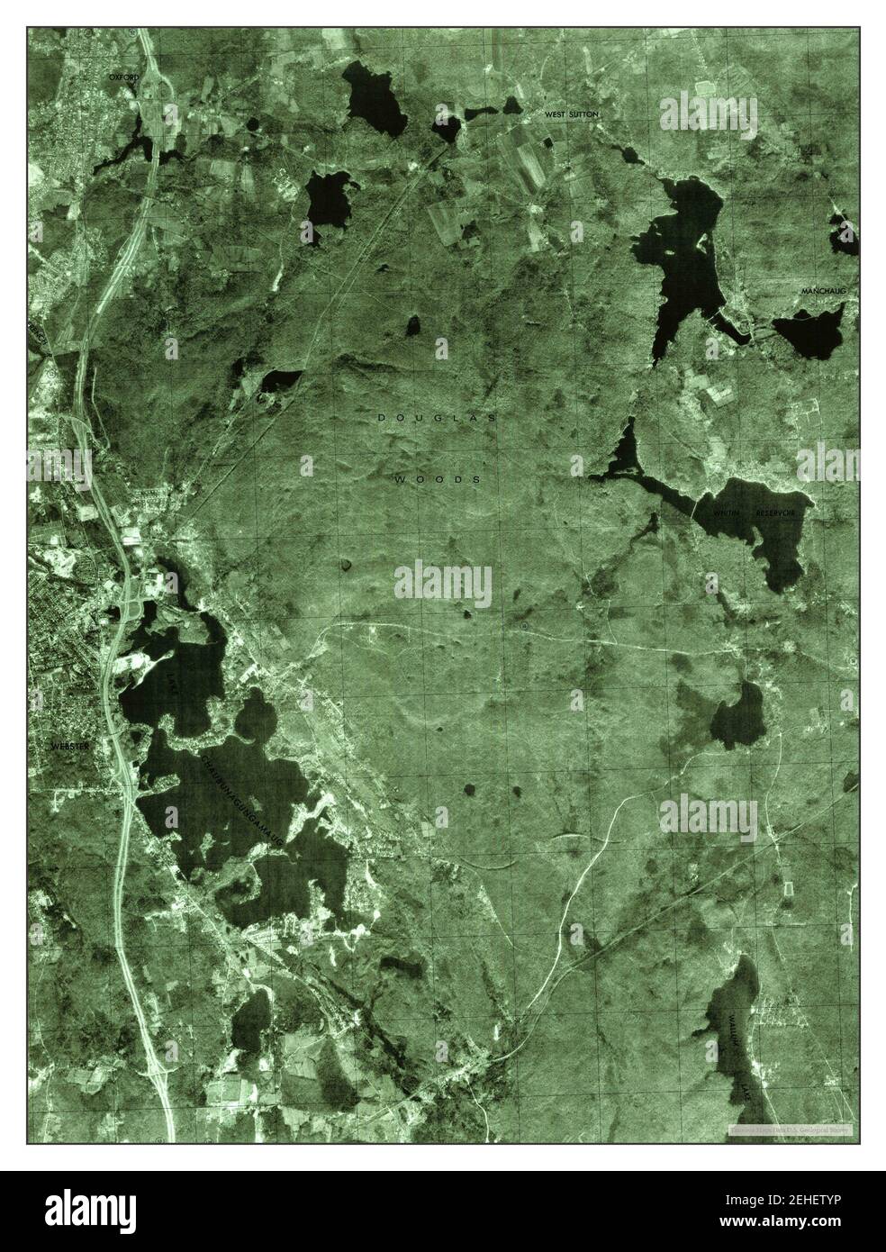 Oxford, Massachusetts, map 1975, 1:25000, United States of America by ...