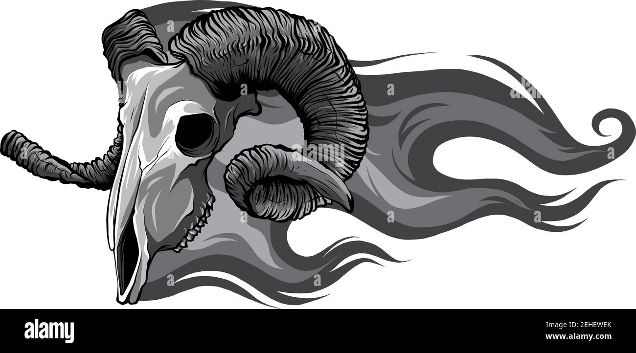 Fire goat Stock Vector Images - Alamy