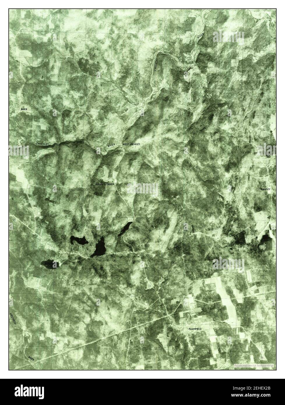 Plainfield, Massachusetts, map 1975, 1:25000, United States of America ...