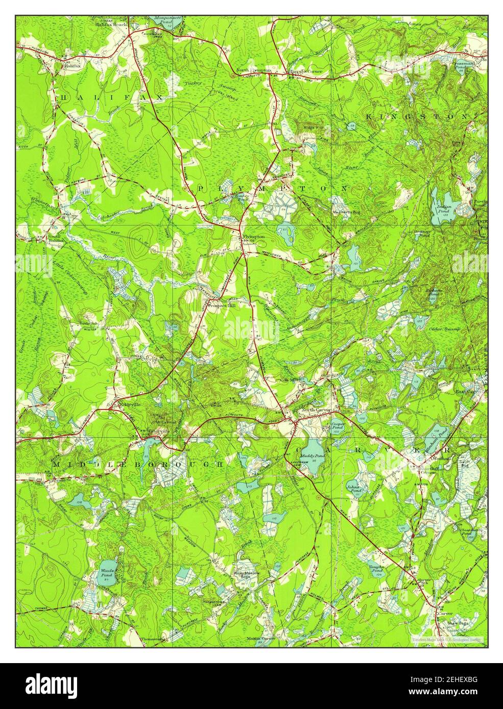 Plympton map hi-res stock photography and images - Alamy