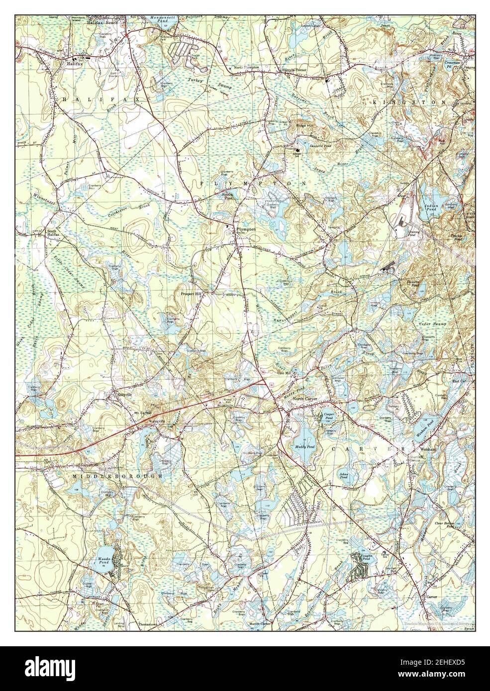 Plympton map hi-res stock photography and images - Alamy