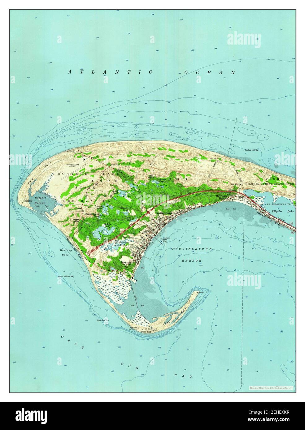 Map of provincetown hi-res stock photography and images - Alamy