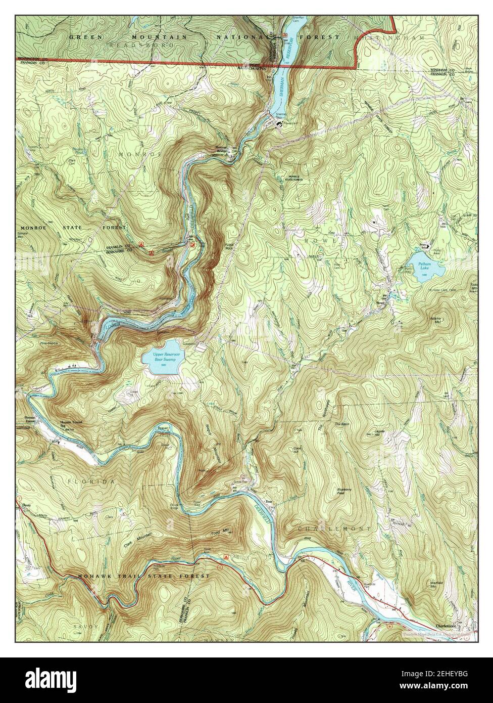 Rowe, Massachusetts, map 1997, 1:24000, United States of America by ...